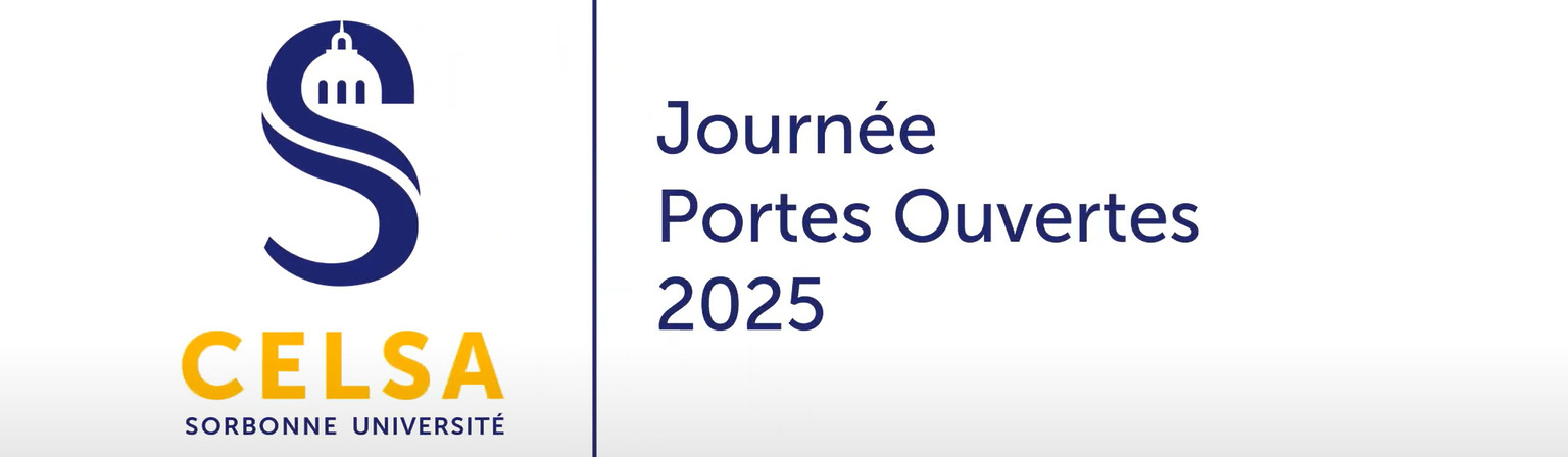 Journée Portes ouvertes du CELSA - CELSA | Sorbonne Université